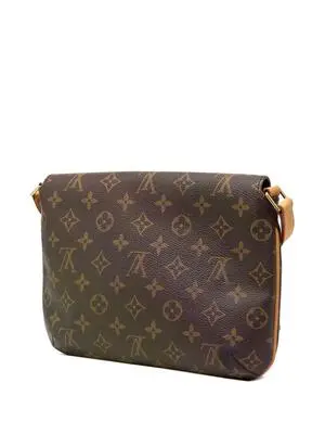 LOUIS VUITTON Monogram Musette Tango Shoulder Bag - Brown