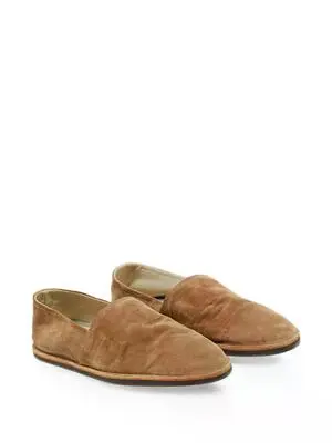 Brunello Cucinelli Suede Slip-on Loafers