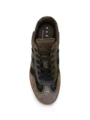 Hogan Houndstooth Pattern Sneakers