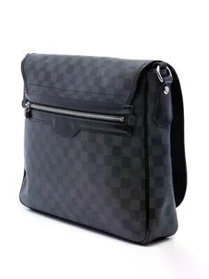 LOUIS VUITTON Damier Graphite Daniel Mm Crossbody Bag - Black