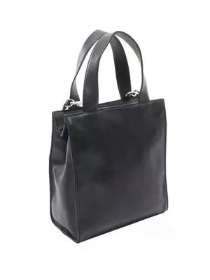 Prada Nappa Leather Satchel With Front Pocket