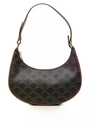 Celine Triomphe Coated Canvas Ava Shoulder Bag