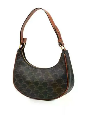 Celine Triomphe Coated Canvas Ava Shoulder Bag
