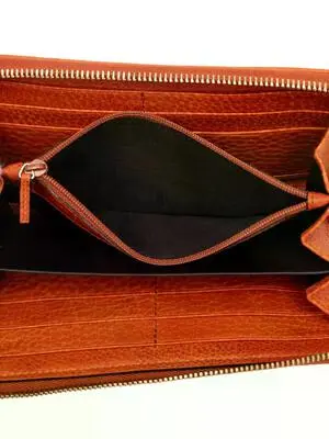 Gucci 2000-2015 Gg Canvas Bamboo Tassel Zip Around Wallet Long Wallets