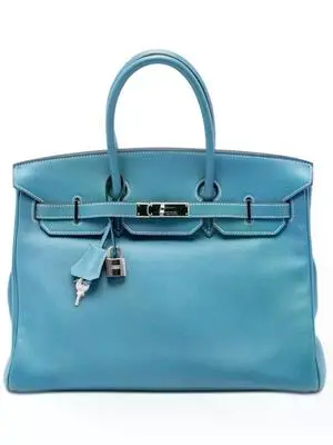 Hermès Birkin 35 Handbag - Blue