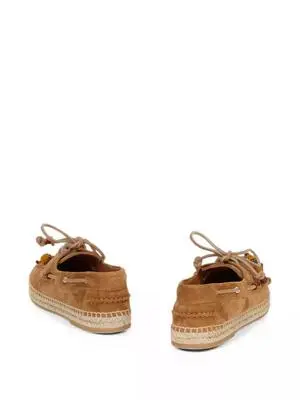 AQUAZZURA Beaded Suede Espadrilles