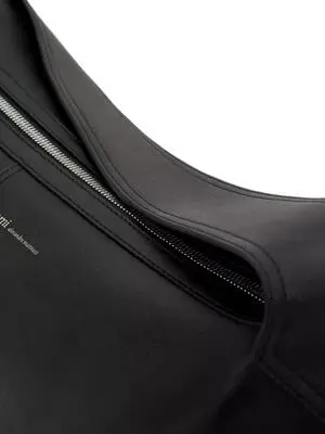 AMI Paris Small Taurillon Leather Crossbody Bag