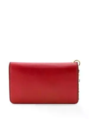 Dior Dioramour Wristlet Clutch Leather Pouch