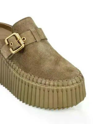 Chloé Nama Buckle Mules