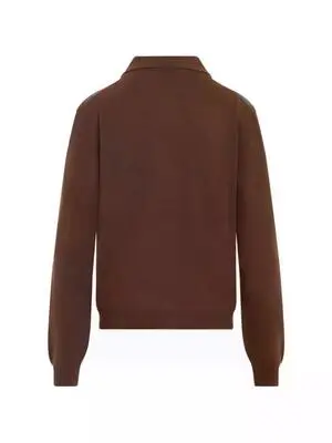 Prada Cashmere Argyle Polo