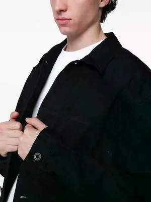 Studio Nicholson Button-up Boxy Jacket - Black