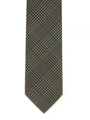 TOM FORD Prince Of Wales Check Silk Neck Tie