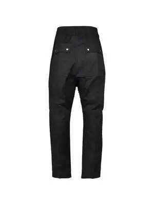 Rick Owens Drop-crotch Trousers With Drawstring Waistband