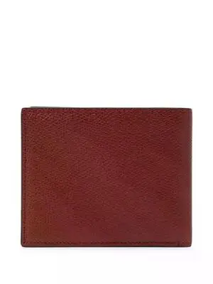 Valentino Garavani Vlogo Signature Grained Leather Billfold Wallet