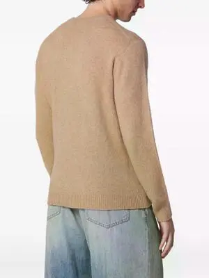 ROBERTO COLLINA Fine-knit Crew-neck Sweater