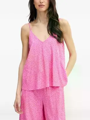 Dkny Leopard-print Two-piece Pajamas