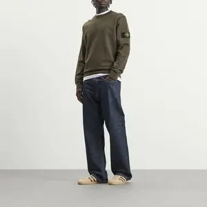 Stone Island Organic Cotton Fleece Sweatshirt