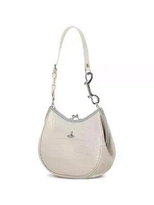 VIVIENNE WESTWOOD Croc-effect Orb Shoulder Bag