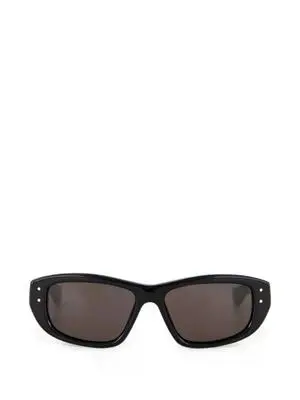 Balenciaga Rectangle Frame Sunglasses - Black
