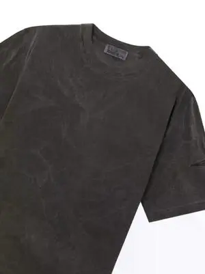 Stone Island Faded-effect Logo-patch T-shirt