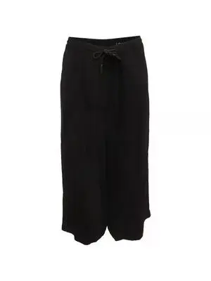 Loewe Crepe Texture Drawstring Wide-leg Trousers