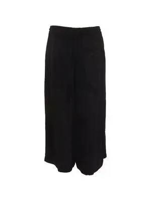 Loewe Crepe Texture Drawstring Wide-leg Trousers