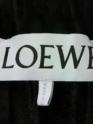 Loewe Crepe Texture Drawstring Wide-leg Trousers