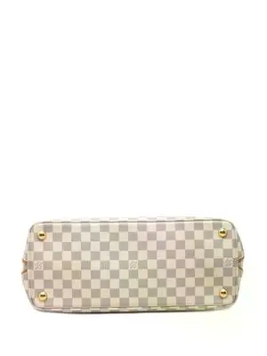 LOUIS VUITTON 2015 Damier Azur Calvi Tote Bag - White