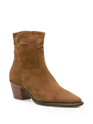 ANNA F. Pointed-toe Zip-fastening Boots
