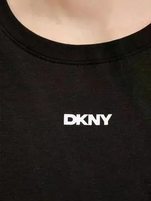 Dkny Logo-print Newspaper-pattern Pajamas