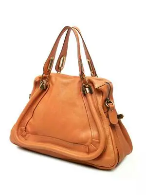 Chloé Leather Satchel - Orange