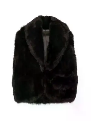 BLANCHA Shearling Sleeveless Jacket