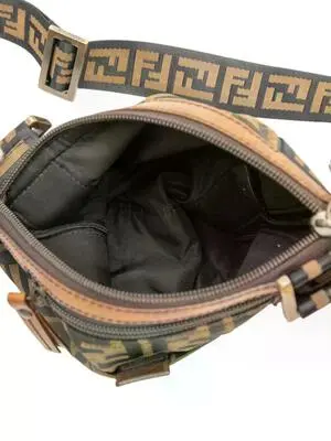 Fendi Zucca Canvas Crossbody Bag