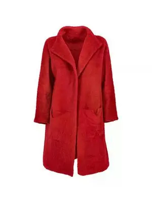 Vintage Textured Long Sleeve Coat