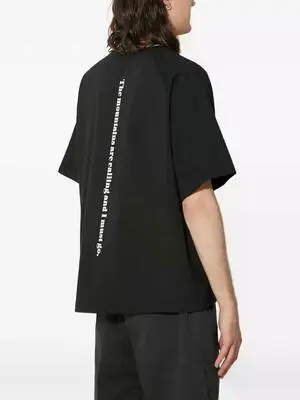 NANGA Graphic-print Raglan-sleeve T-shirt