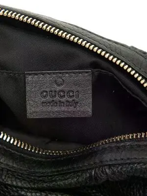 Gucci Calfskin Bamboo Cosmetic Pouch - Black