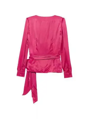 Michael Kors Wrap Style Side-tie Blouse