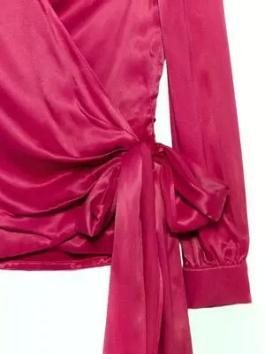 Michael Kors Wrap Style Side-tie Blouse