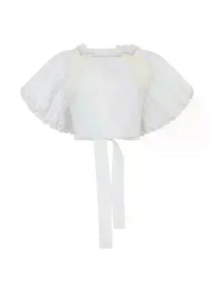 Alberta Ferretti Criss-cross Blouses