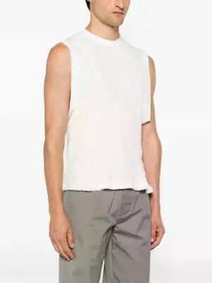 LEON EMANUEL BLANCK Raw-edge Panelled Tank Top