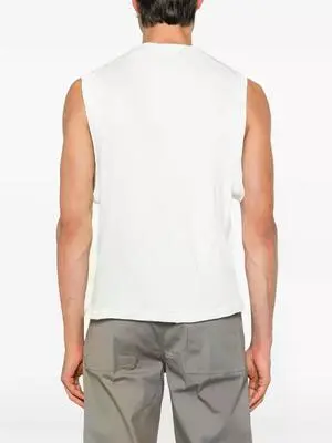 LEON EMANUEL BLANCK Raw-edge Panelled Tank Top