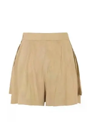 Alberta Ferretti Tailored High-waisted Mini Shorts
