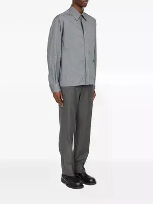 MAISON MARGIELA Zip-fastening Numeric Signature Shirt