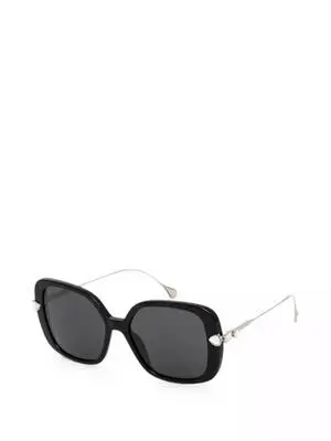 SWAROVSKI Crystal-embellished Square Frame Sunglasses