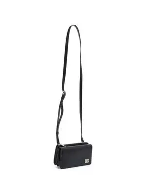 Dolce & Gabbana Dg Logo Leather Crossbody Bag