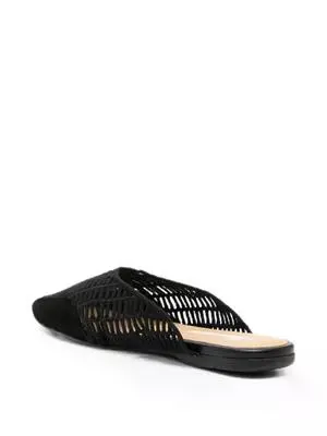 Patrizia Pepe Raffia Woven Mules