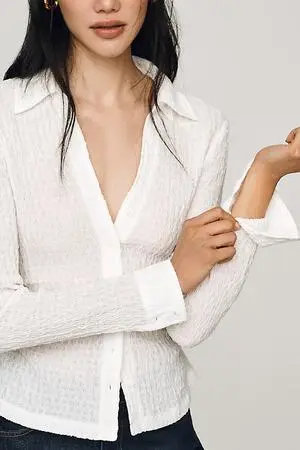 Sanctuary Juno Textured Buttondown Shirt