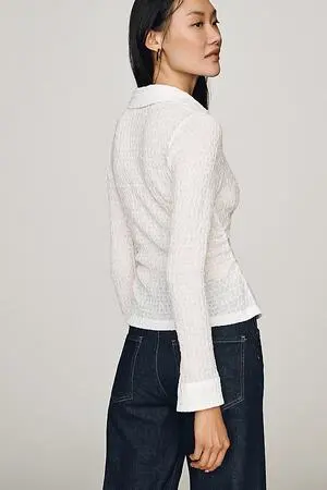 Sanctuary Juno Textured Buttondown Shirt