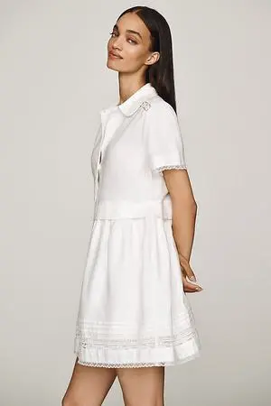 English Factory Lace Trim Mi Dress