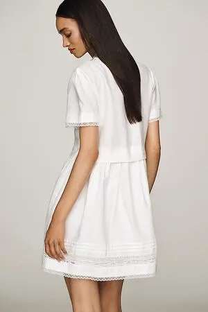 English Factory Lace Trim Mi Dress